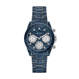 Guess Uhr 'Indigo' Damen Gr&ouml;&szlig;e One Size marine / wei&szlig;