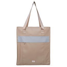 OAK25 Shopper Damen Gr&ouml;&szlig;e One Size dunkelbeige / grau