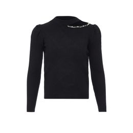 Leo Selection Pullover Damen Gr&ouml;&szlig;e XS/S schwarz / perlwei&szlig;