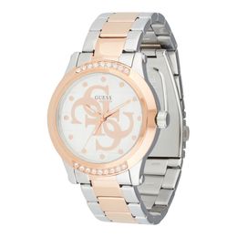 Guess Analoguhr Damen Gr&ouml;&szlig;e One Size rosegold / silber