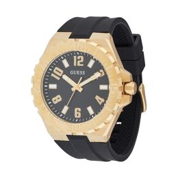 Guess Uhr 'Campus' Herren Gr&ouml;&szlig;e One Size gold / schwarz