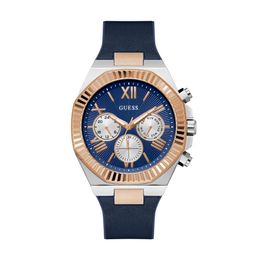 Guess Analoguhr 'EQUITY' Herren Gr&ouml;&szlig;e One Size navy / gold