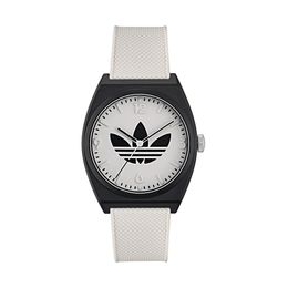 adidas originals Analoguhr 'Project Two' Damen Gr&ouml;&szlig;e One Size schwarz / wei&szlig;