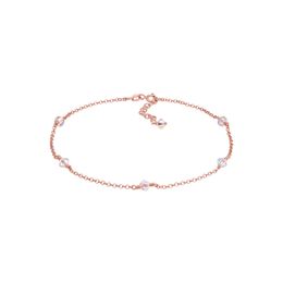 Elli Fu&szlig;schmuck Damen Gr&ouml;&szlig;e 22 rosegold / transparent