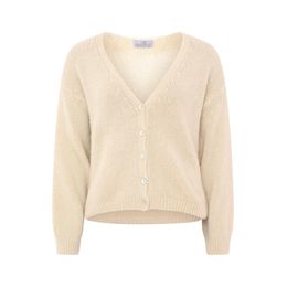 Zwillingsherz Strickjacke Damen Gr&ouml;&szlig;e XS/XL beige