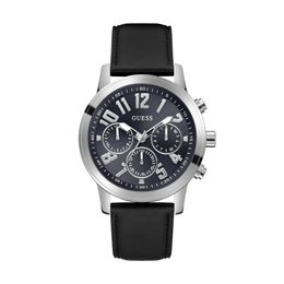 Guess Analoguhr 'PARKER' Herren Gr&ouml;&szlig;e One Size schwarz / silber