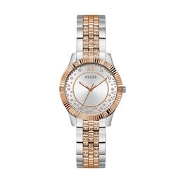 Guess Analoguhr 'STARSTRUCK' Damen Gr&ouml;&szlig;e One Size gold / silber / transparent