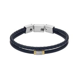 Fossil Armband Herren Gr&ouml;&szlig;e One Size blau / silber