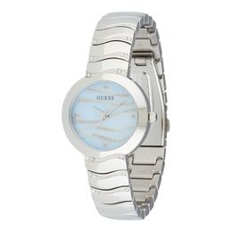 Guess Uhr Damen Gr&ouml;&szlig;e One Size hellblau / silber
