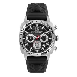 Plein Sport Uhr 'WILDCAT' Herren Gr&ouml;&szlig;e One Size schwarz / silber