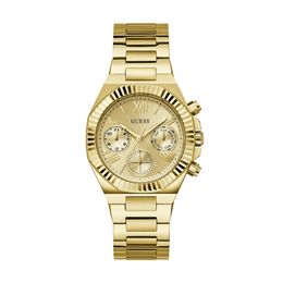 Guess Analoguhr 'Equality' Damen Gr&ouml;&szlig;e One Size gold / schwarz