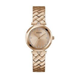 Guess Uhr Damen Gr&ouml;&szlig;e One Size rosegold / schwarz