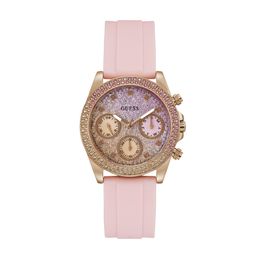 Guess Uhr Damen Gr&ouml;&szlig;e One Size gold / lila / pink