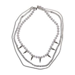 Urban Classics Kette 'Meridian' Damen Gr&ouml;&szlig;e One Size silber / wei&szlig;