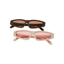 Urban Classics Sonnenbrille 'Lefkada' Damen Gr&ouml;&szlig;e One Size beige / braun / hellbraun / ros&eacute;