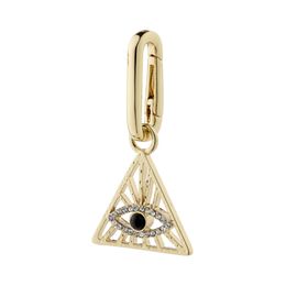 Pilgrim Anh&auml;nger 'Eye' Herren Gr&ouml;&szlig;e One Size gold / silbergrau / schwarz