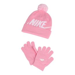 Nike Sportswear Set M&auml;dchen Gr&ouml;&szlig;e S/XXL rosa / wei&szlig;