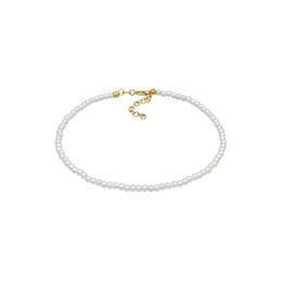 Elli Fu&szlig;schmuck Damen Gr&ouml;&szlig;e 22 gold / perlwei&szlig;
