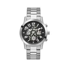 Guess Uhr 'Parker' Herren Gr&ouml;&szlig;e One Size schwarz / silber