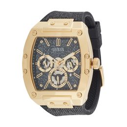 Guess Uhr 'Phoenix' Herren Gr&ouml;&szlig;e One Size gold / schwarz