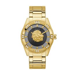 Guess Uhr 'Beast' Herren Gr&ouml;&szlig;e One Size gold / schwarz / transparent