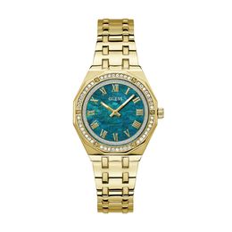 Guess Uhr 'DESIRE' Damen Gr&ouml;&szlig;e One Size gold / petrol