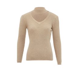 Leo Selection Pullover Damen Gr&ouml;&szlig;e XS/S beige