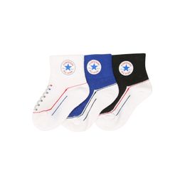 Converse Socken M&auml;dchen Gr&ouml;&szlig;e 18/23 blau / melone / schwarz / wei&szlig;
