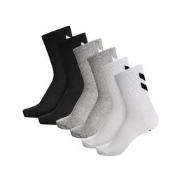 Hummel Sportsocken 'Chevron' Herren Gr&ouml;&szlig;e 47 graumeliert / schwarz / wei&szlig;