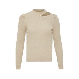 Leo Selection Pullover Damen Gr&ouml;&szlig;e XS/S beigemeliert / perlwei&szlig;