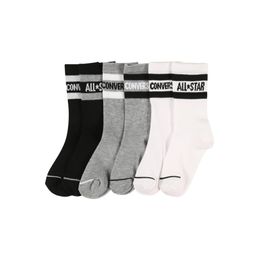 Converse Socken Jungen Gr&ouml;&szlig;e 28/30 grau / schwarz / wei&szlig;