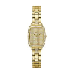Guess Uhr 'Brilliant' Damen Gr&ouml;&szlig;e One Size gold / silber / transparent