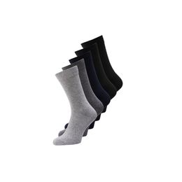 Jack & Jones Jack & Jones Socken 'Jens' Herren Gr&ouml;&szlig;e 41/46 marine / grau / dunkelgrau / schwarz