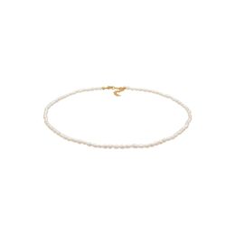 Elli Premium Kette Damen Gr&ouml;&szlig;e 36 gold / wei&szlig;