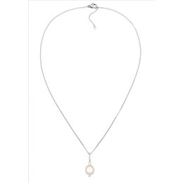 Elli Kette Damen Gr&ouml;&szlig;e 43 silber / perlwei&szlig;
