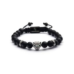 Gt Collection Armband 'Leopard Head' Herren Gr&ouml;&szlig;e One Size schwarz