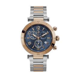 Gc Uhr 'PrimeClass' Herren Gr&ouml;&szlig;e One Size navy / gold / silber