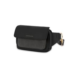 Kapten & Son Kapten & Son G&uuml;rteltasche 'Visby All Black' Damen Gr&ouml;&szlig;e XS/XL dunkelgrau / schwarz