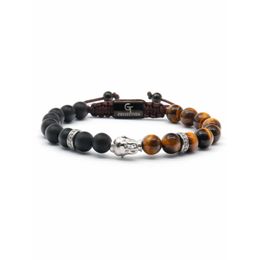 Gt Collection Armband 'Buddha Head' Herren Gr&ouml;&szlig;e One Size silber