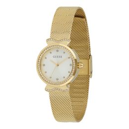 Guess Analoguhr 'BEJEWELED' Damen Gr&ouml;&szlig;e One Size gold