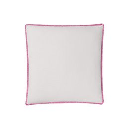 Cradle Studio Kissenbezug 'Izzy' Herren Gr&ouml;&szlig;e 50cm x 50cm hellgrau / fuchsia
