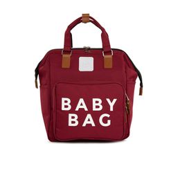 Bagmori Wickeltasche Gr&ouml;&szlig;e One Size braun / bordeaux / wei&szlig;