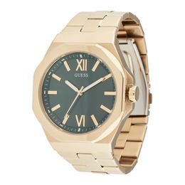 Guess Uhr 'Emperor' Herren Gr&ouml;&szlig;e One Size gold / dunkelgr&uuml;n