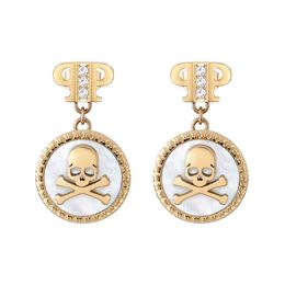 Philipp Plein Ohrringe Damen Gr&ouml;&szlig;e One Size gold / silber / transparent