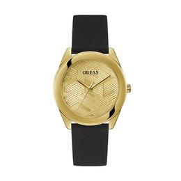 Guess Uhr 'Cubed' Damen Gr&ouml;&szlig;e One Size gold / schwarz