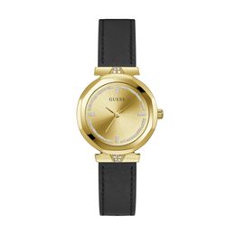 Guess Uhr Damen Gr&ouml;&szlig;e One Size gold / schwarz / silber