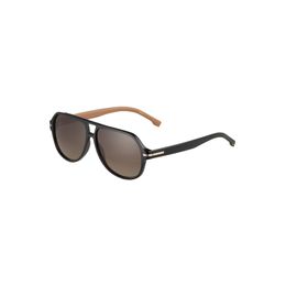BOSS Sonnenbrille '1507/S' Herren Gr&ouml;&szlig;e One Size kastanienbraun / schwarz