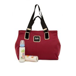 Bagmori Wickeltasche Gr&ouml;&szlig;e One Size beige / bordeaux / schwarz