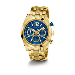 Guess Uhr 'Resistance' Herren Gr&ouml;&szlig;e One Size royalblau / gold / offwhite