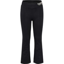 Hummel Leggings M&auml;dchen Gr&ouml;&szlig;e 140 schwarz / wei&szlig;
